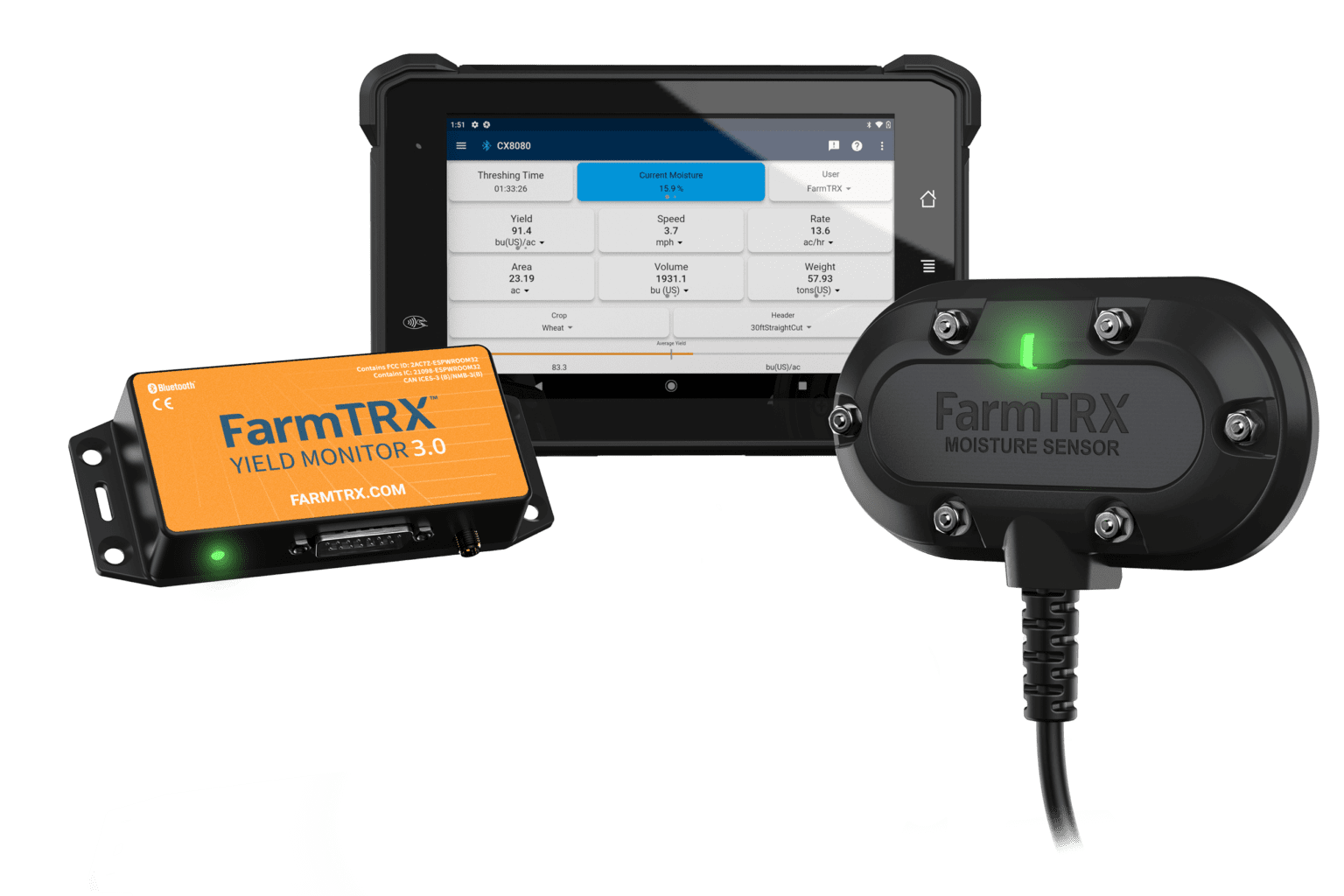 Precision Yield Monitors and Automated Yield Maps | FarmTRX
