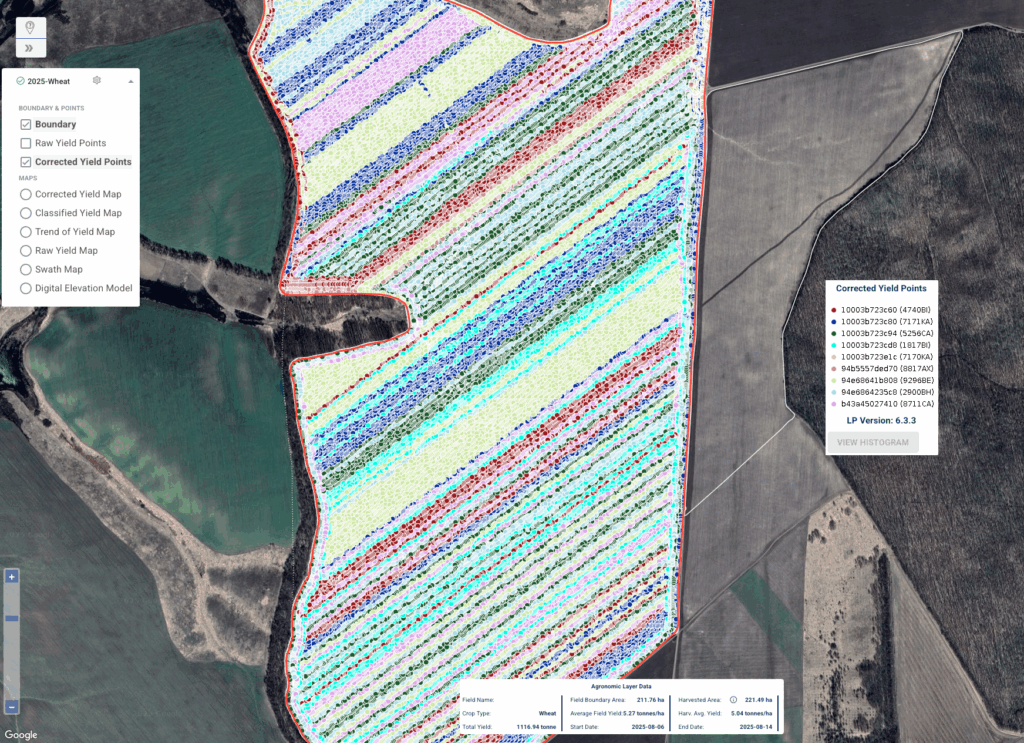Yield Mapping with Multiple Combines in the Same Field